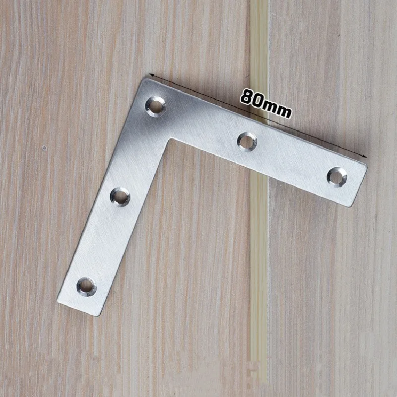 4Pcs-Stainless-Steel-Angle-Code-L-90-Degrees-Fixed-Angle-Iron ...
