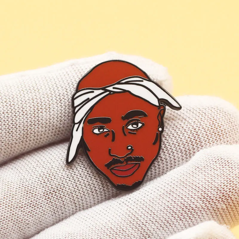 2Pac-Tupac-Hat-Pin-California-West-Coast-90s-Hip-Hop-Rapper-Brooch-Hip ...