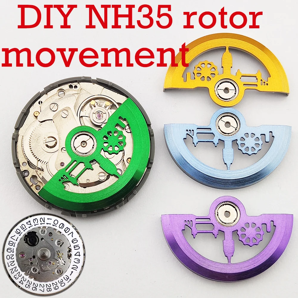NH35 rotor Modified Oscillating Weight Rotors for NH34 NH35 NH36 ...