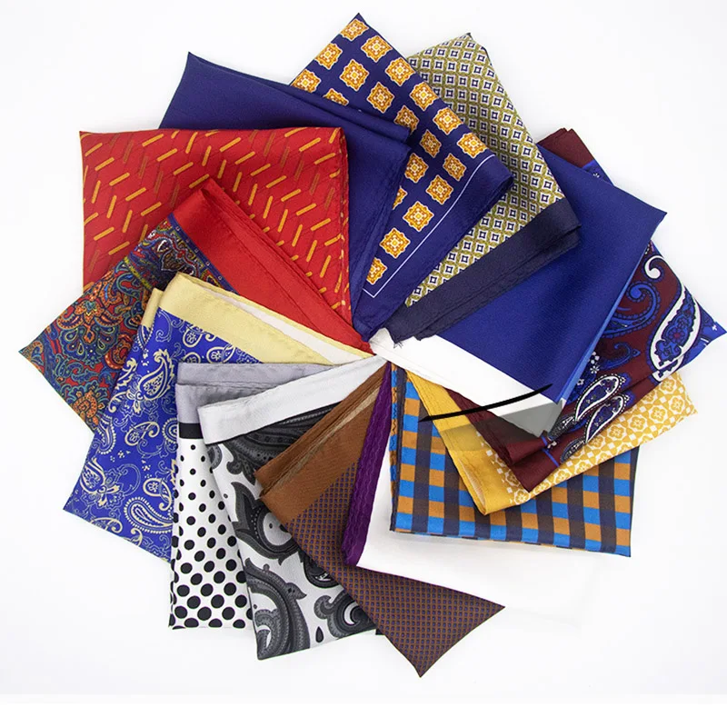 Men-100-silk-pocket-square-print-real-satin-small-square-scarf ...