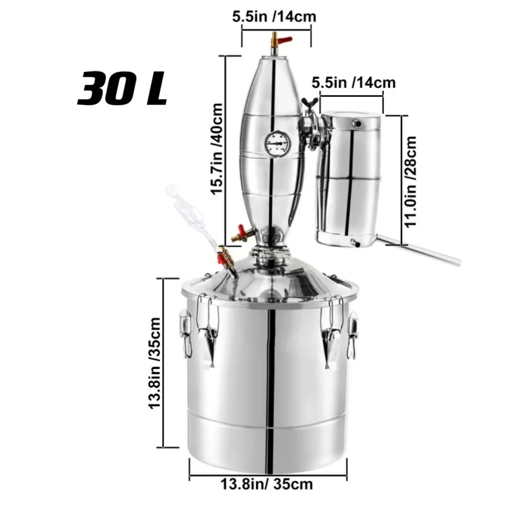 30L-Alcohol-Wine-Maker-DIY-New-Home-Distiller-Brewing-Kit-Distiller ...