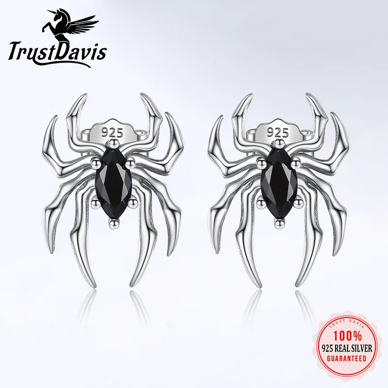 TrustDavis-pendientes-de-plata-de-ley-925-aut-ntica-tailandesa-para ...