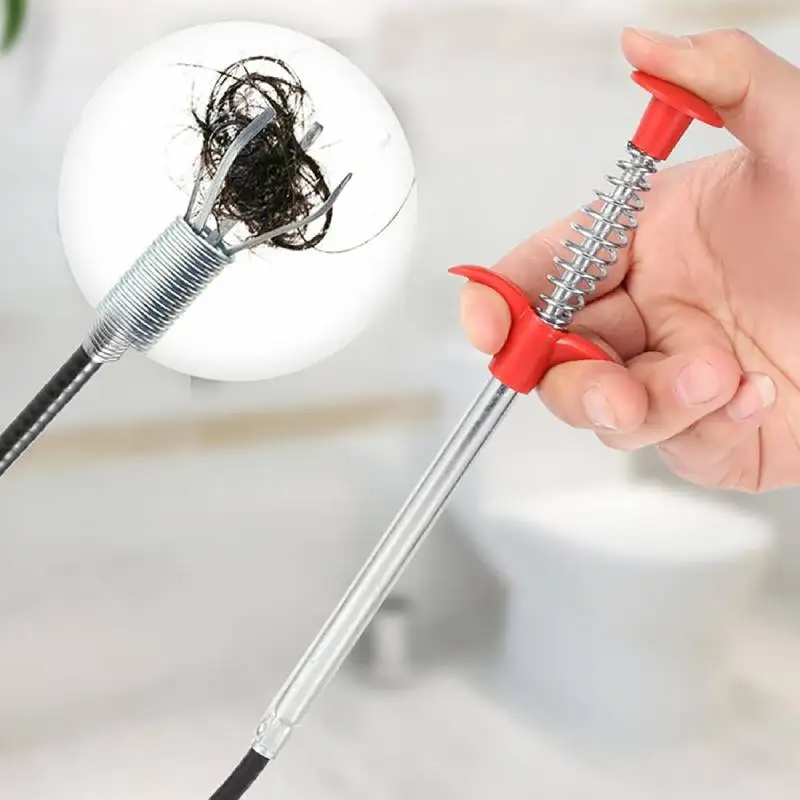 60-90cm-Flexible-Grabber-Claw-Pick-Up-Reacher-Bendable-Hose-Hair-Drain ...