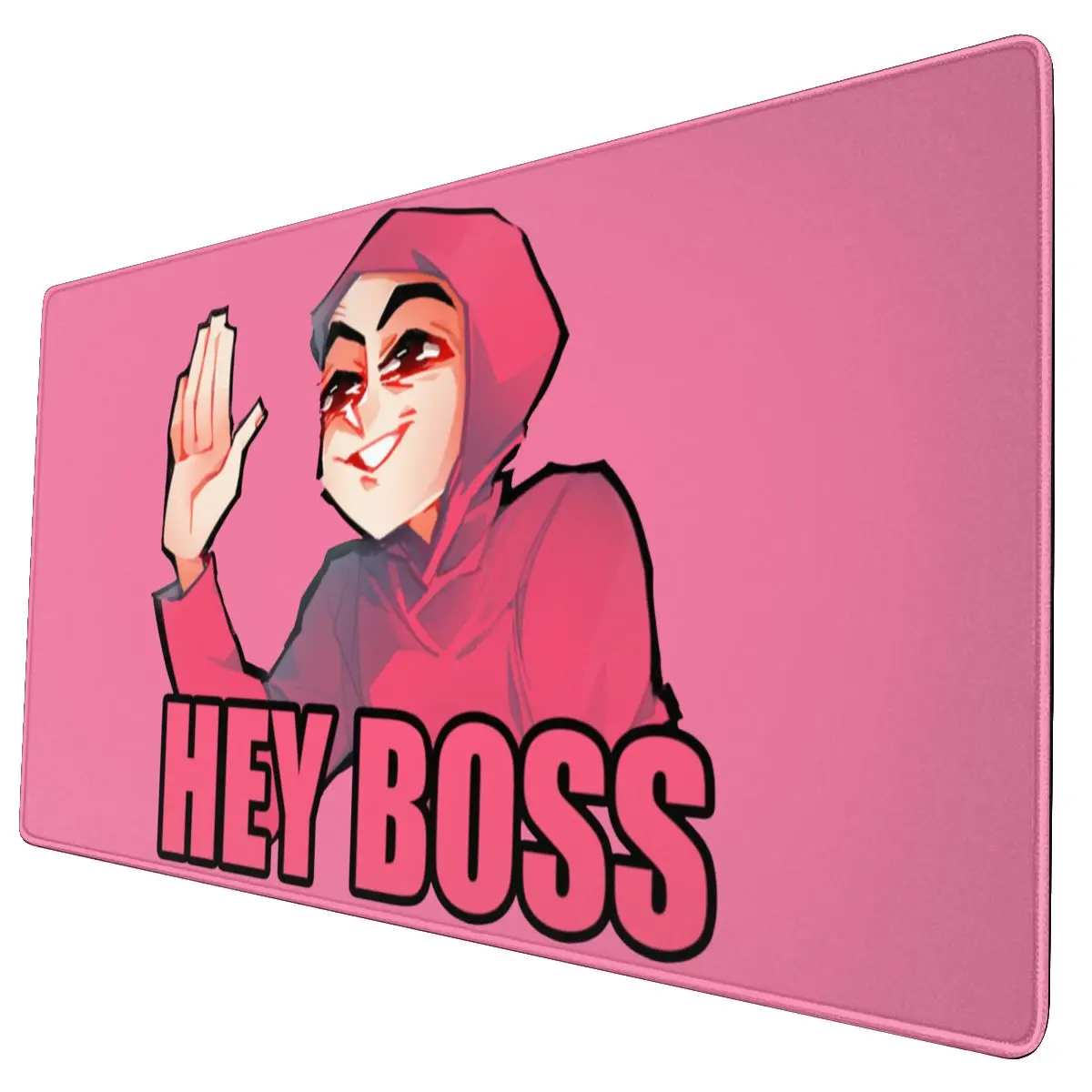 Hey Boss Filthy Frank Laptop Mouse Pad Keyboard Desk Mat Pink Guy Large ...