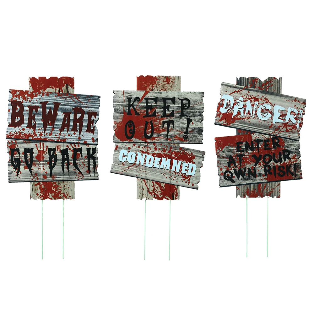 Scary Keep Out Signs