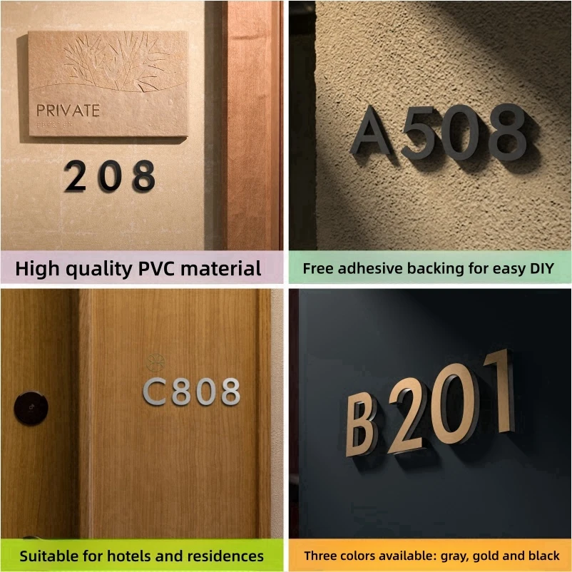 3D-three-dimensional-door-number-digital-sticker-door-number-plate-home ...