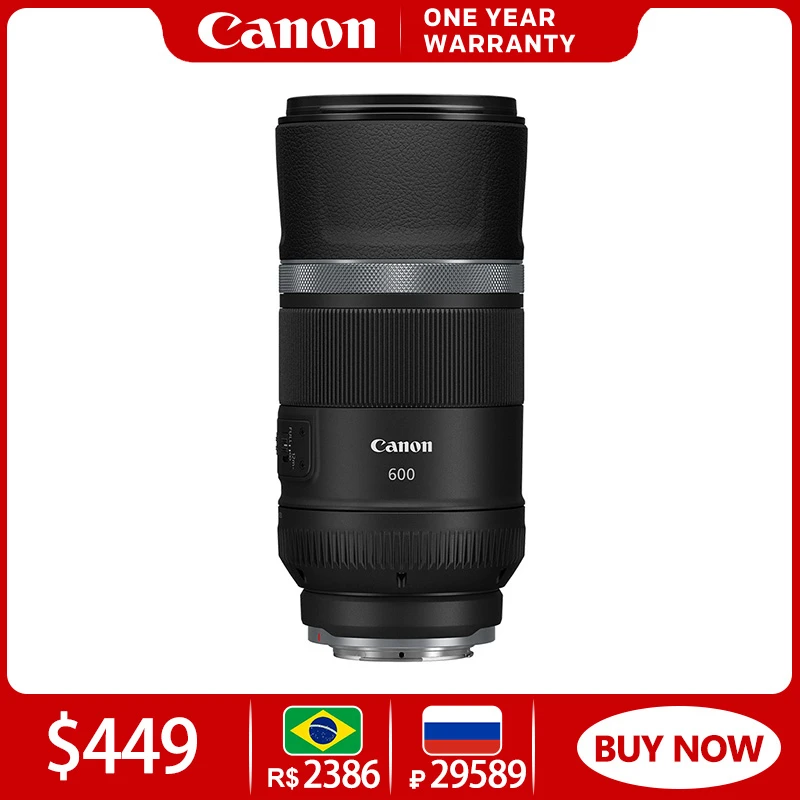 Canon RF 600mm F11 IS STM Lens Lente Full Frame Mirrorless Camera Lens ...