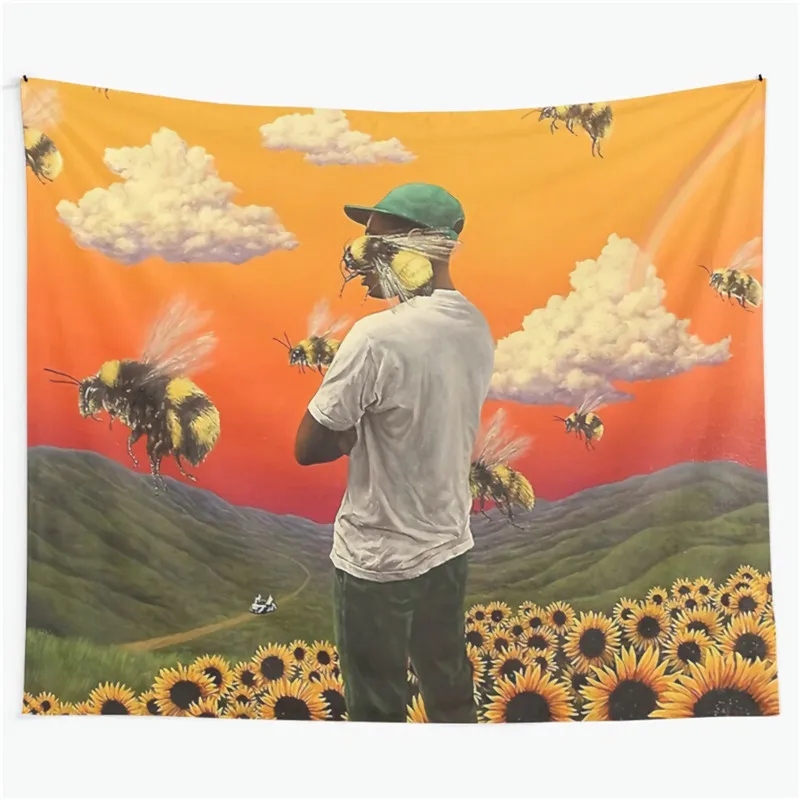 Tyler The Creator Flower Boy Tapestry Wall Hanging Art for Bedroom ...
