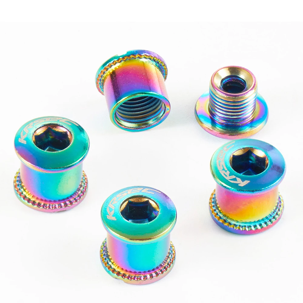 4Pcs-Titanium-plated-Bike-Parts-Chainwheel-MTB-Bicycle-Crank-Chainring ...