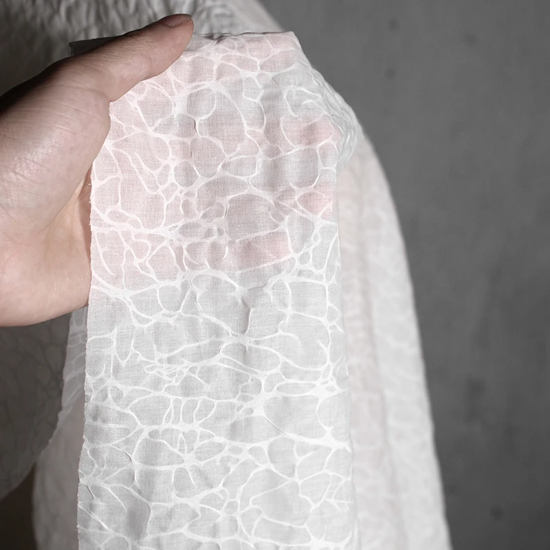 Pure-Cotton-Salt-shrinking-Textured-Pleated-Clothing-Designer-Fabric ...