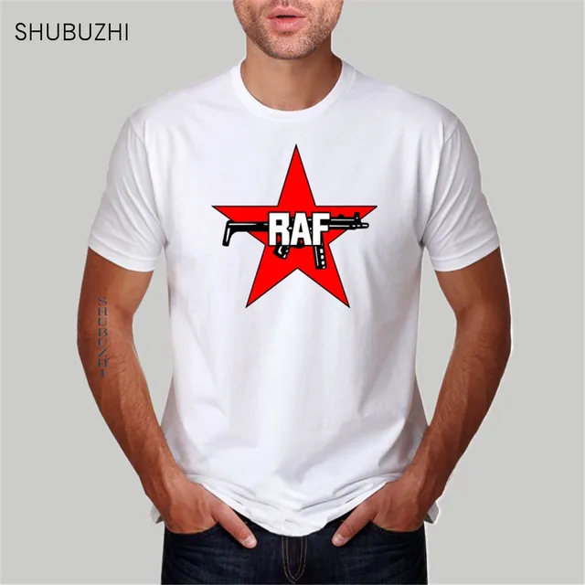 Red Army Faction Logo Hot Sale Summer Fashion Brand Men T Shirt RAF