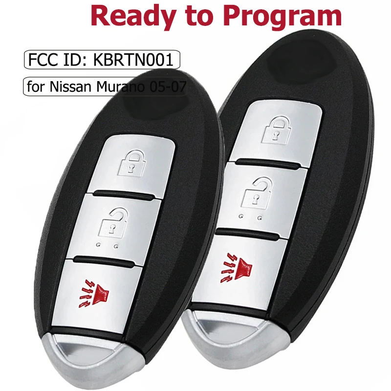 KEYECU 2x FCC: KBRTN001 315MHz For Nissan Murano 2005 2006 2007 ...