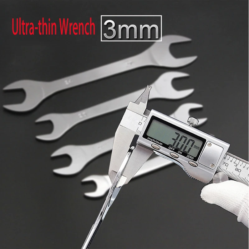 1-Pcs-Universal-Open-End-Wrench-3mm-Ultra-thin-Double-Headed-Spanner ...