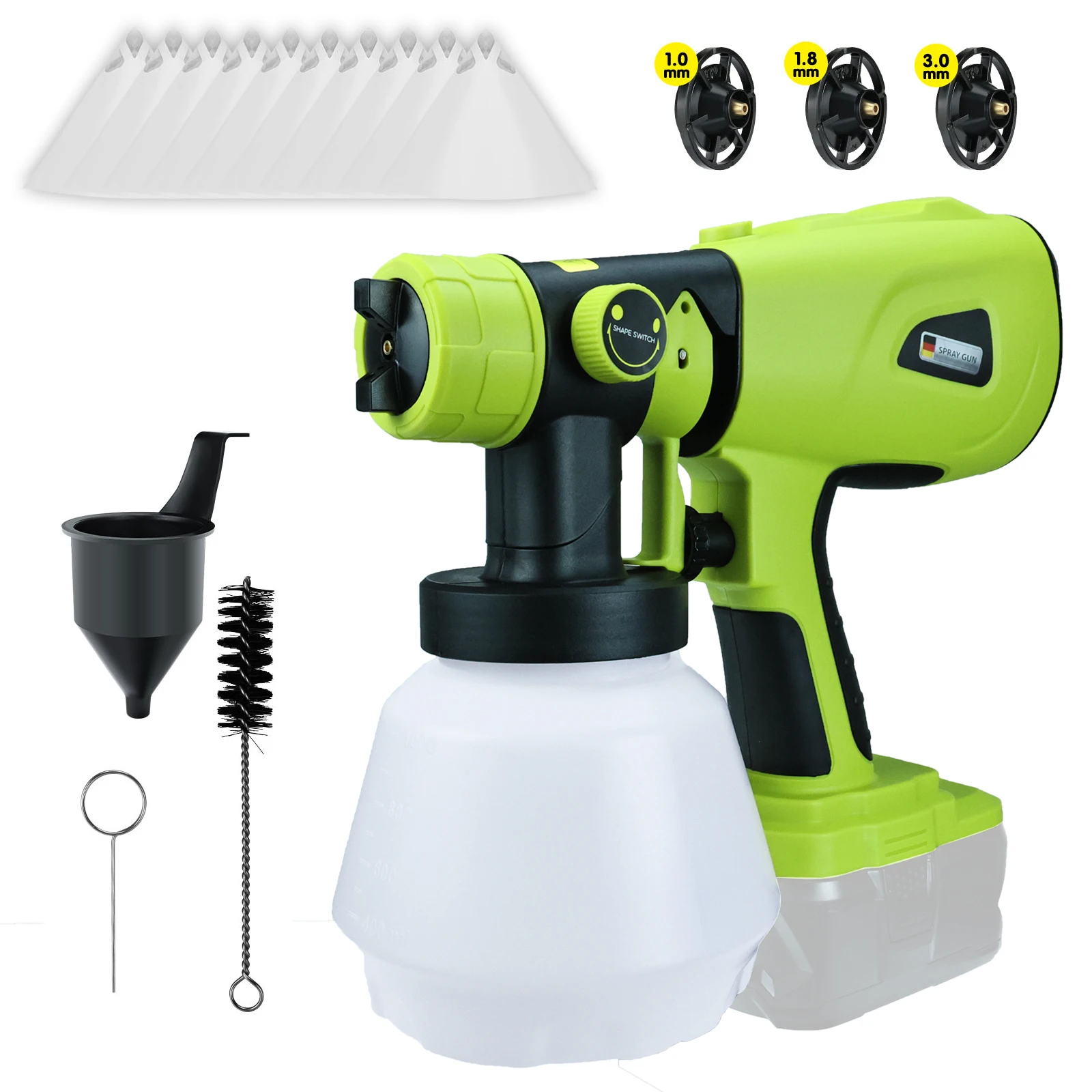 1000ml-Cordless-Electric-Spray-Gun-for-Ryobi-18V-Battery-Auto-Furniture ...