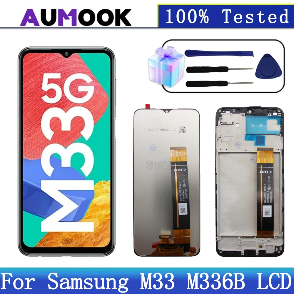 New-Tested-LCD-For-Samsung-Galaxy-M33-LCD-M336-Display-Touch-Screen ...