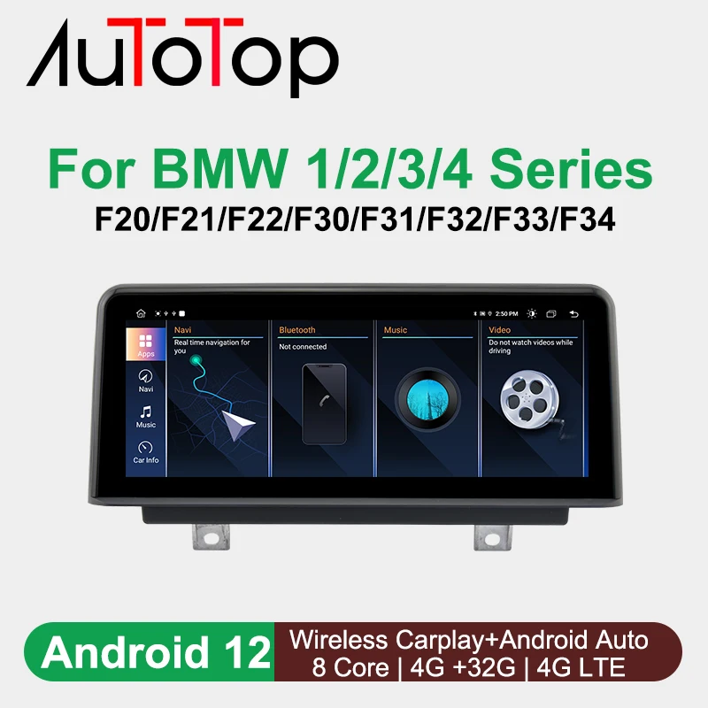 AUTOTOP-reproductor-Multimedia-con-GPS-para-coche-dispositivo-con-pantalla-HD-de-10-25-pulgadas ...