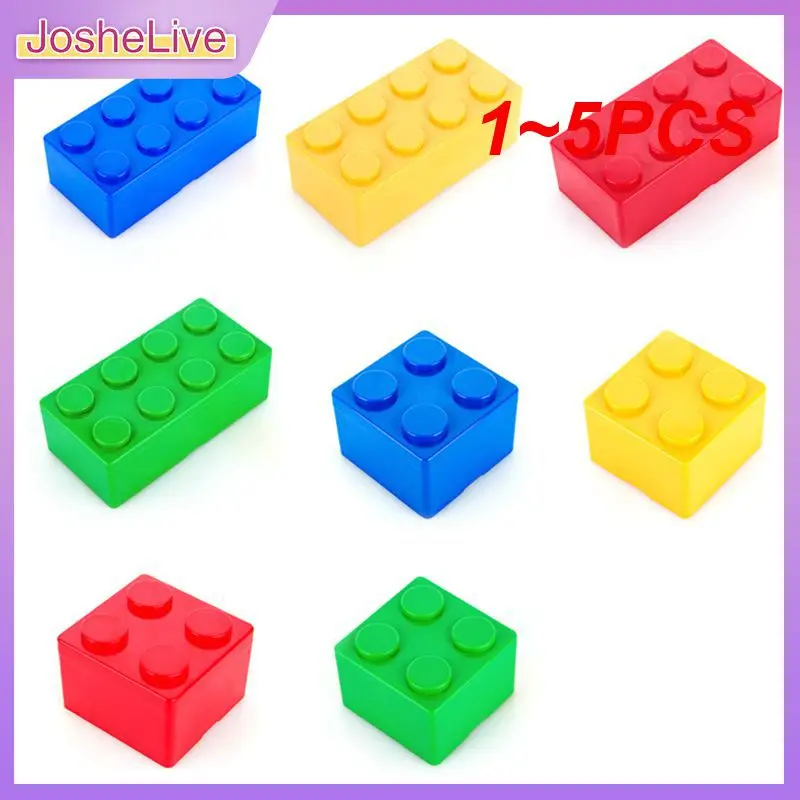 1-5PCS-Creative-Storage-Box-Building-Block-Shapes-Plastic-Saving-Space ...