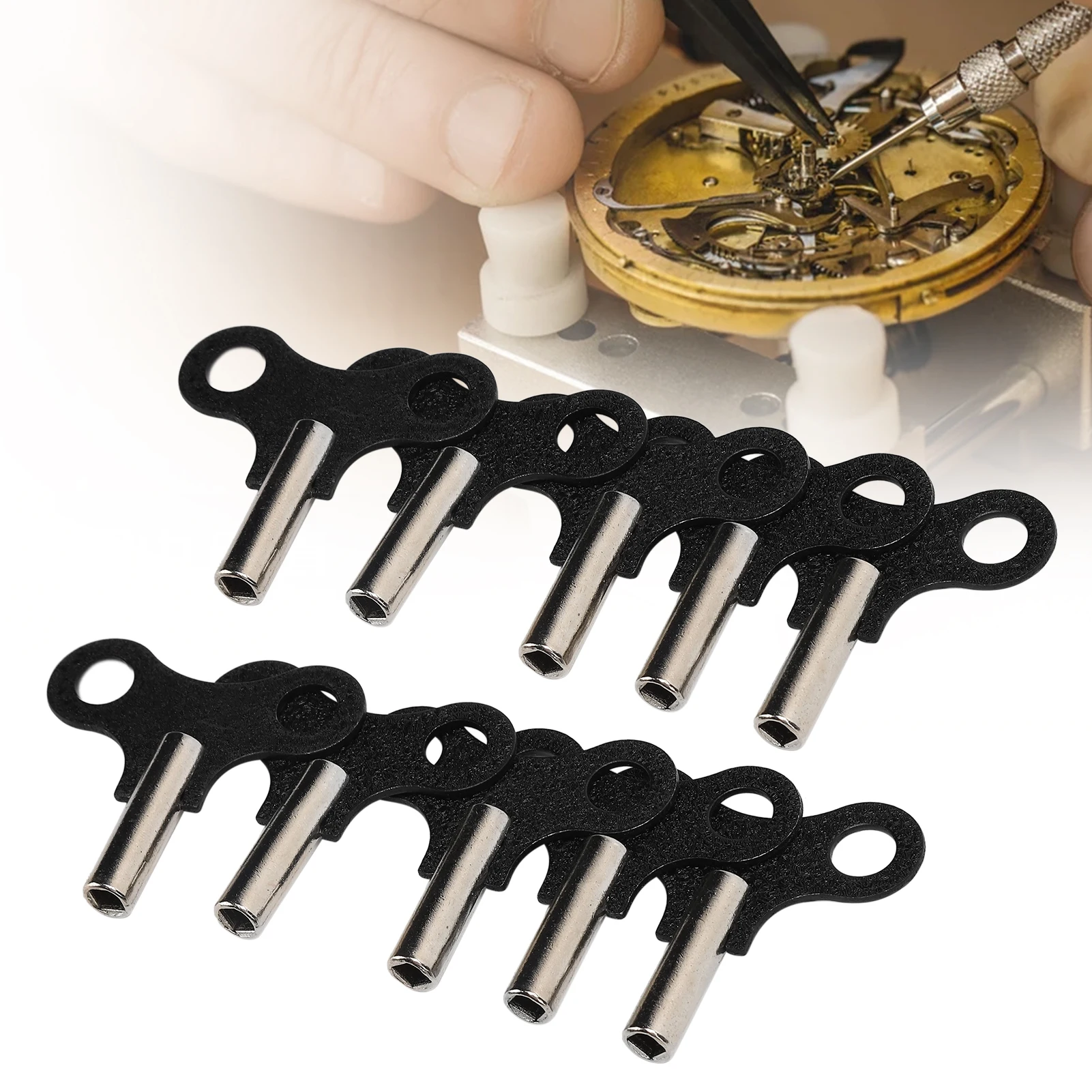 Clock Winding Key Steel Wall Clock Mechanical Desk Clocks Key Repairing ...
