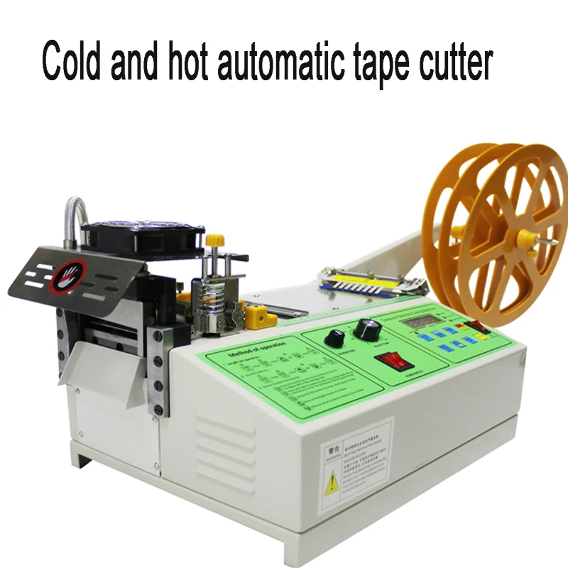 Full Automatic Tape Cutting Machine Cloth Tape Velcro Cold and Hot ...