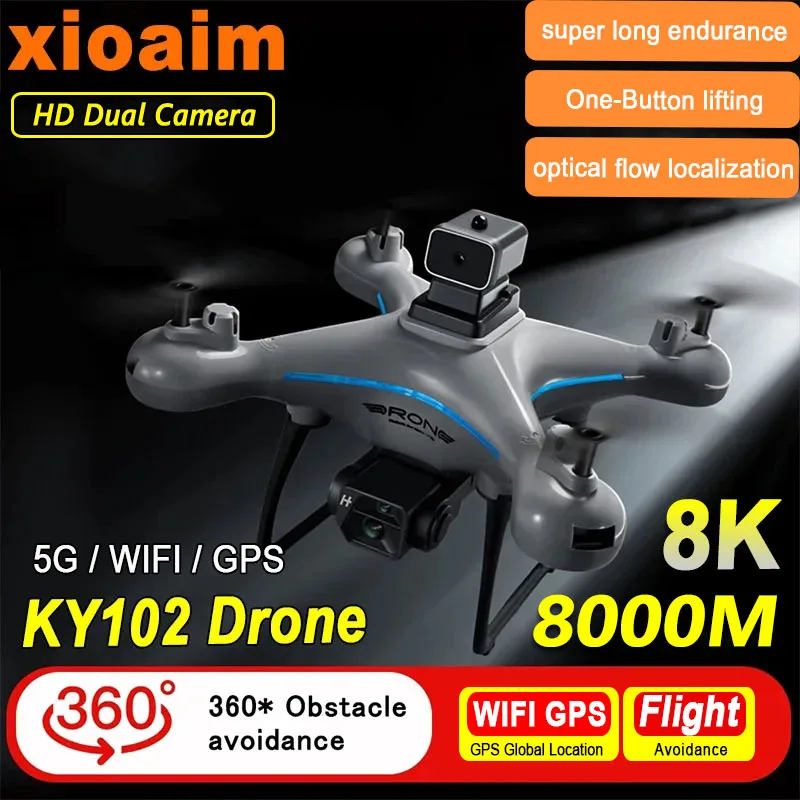 For-Xiaomi-KY102-Drone-Obstacle-Avoidance-Optical-Flow-Position-Aerial-Photography-RC-Foldable ...