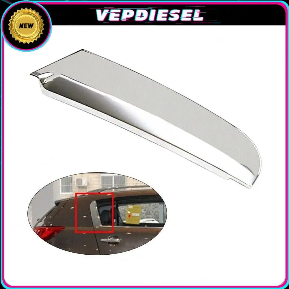 New-C-Pillar-Molding-Door-Exterior-Mount-Right-Side-Garnish-Chrome-Rear ...