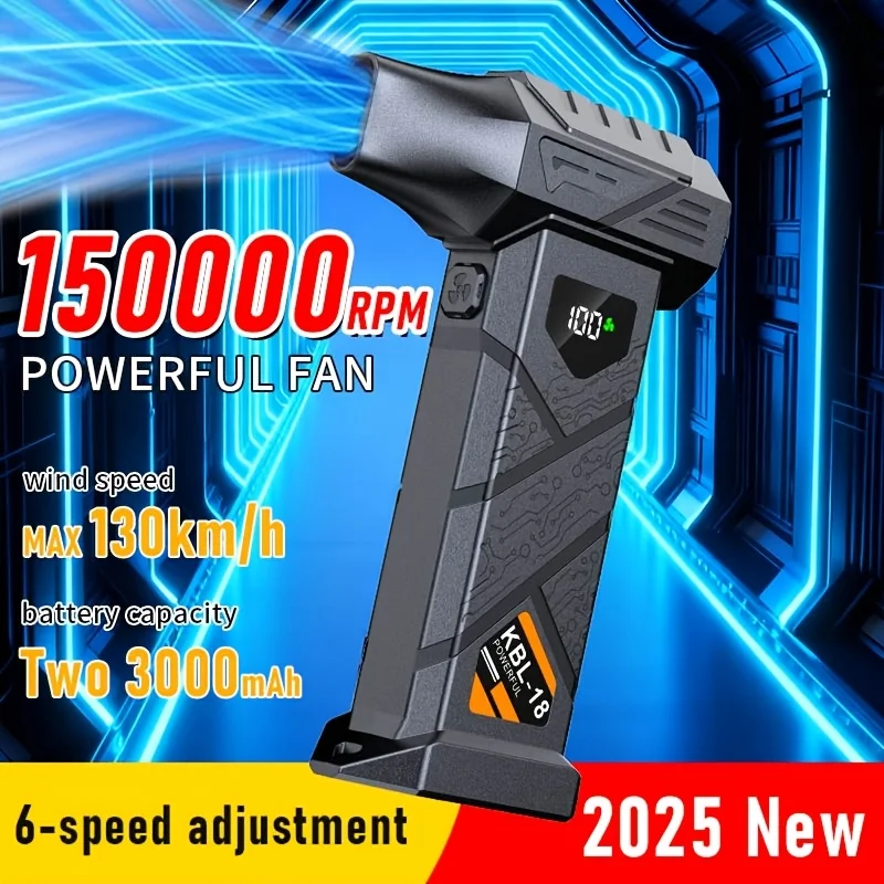 150000 RPM Powerful Turbo Fan, Brushless Motor Turbine Jet Blower, 5 ...