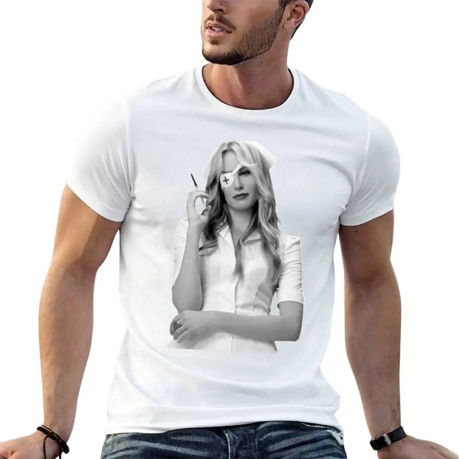 New-Elle-Driver-Daryl-Hannah-Nurse-Oversized-t-shirt-custom-t-shirts ...