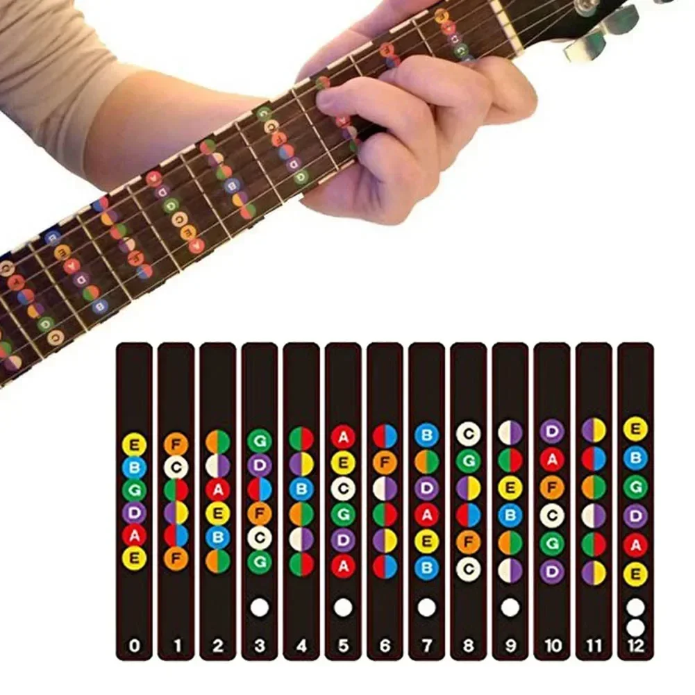 Guitar-Fretboard-Stickers-Scales-Notes-Fret-Decals-Beginner-Learning ...