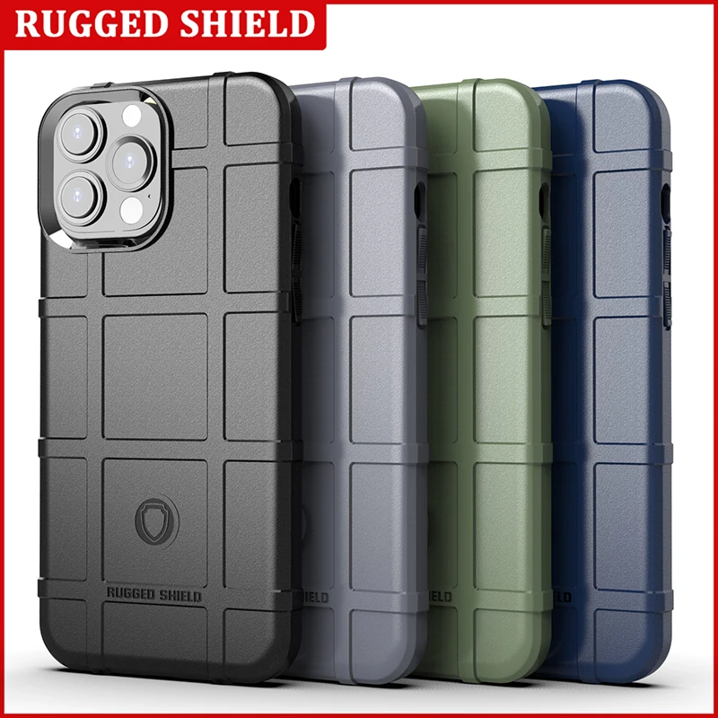 Rugged-Shield-Non-Slip-Shockproof-Phone-Case-for-IPhone-14-12-13-Mini ...