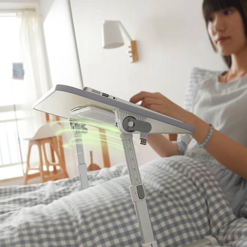 2021-New-Multifunction-Simple-Folding-Laptop-Desk-With-Cooling-Fan ...