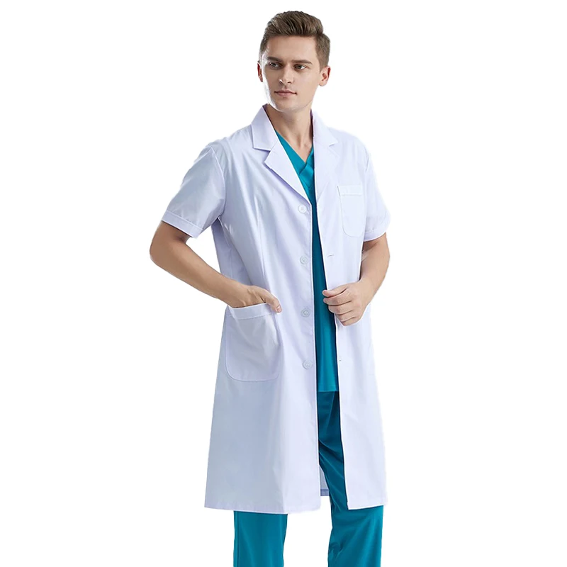 Men-s-Medical-Clothes-Lab-Robe-Hospital-Clinical-Uniform-Dental-clinics ...