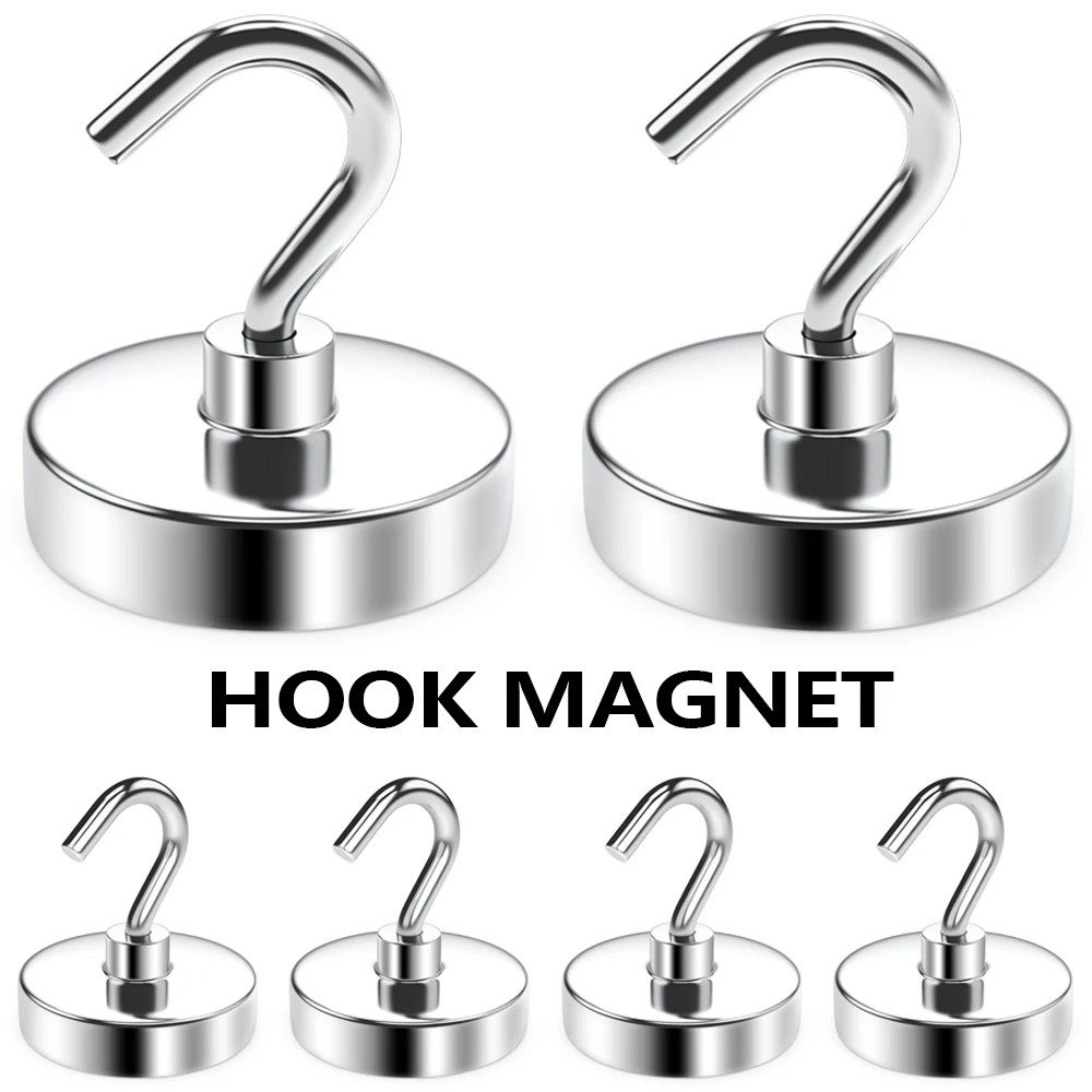 Magnet-Hook-Strong-Magnetic-Hook-Ndfeb-Traceless-Magnetic-Sucker-Hook ...