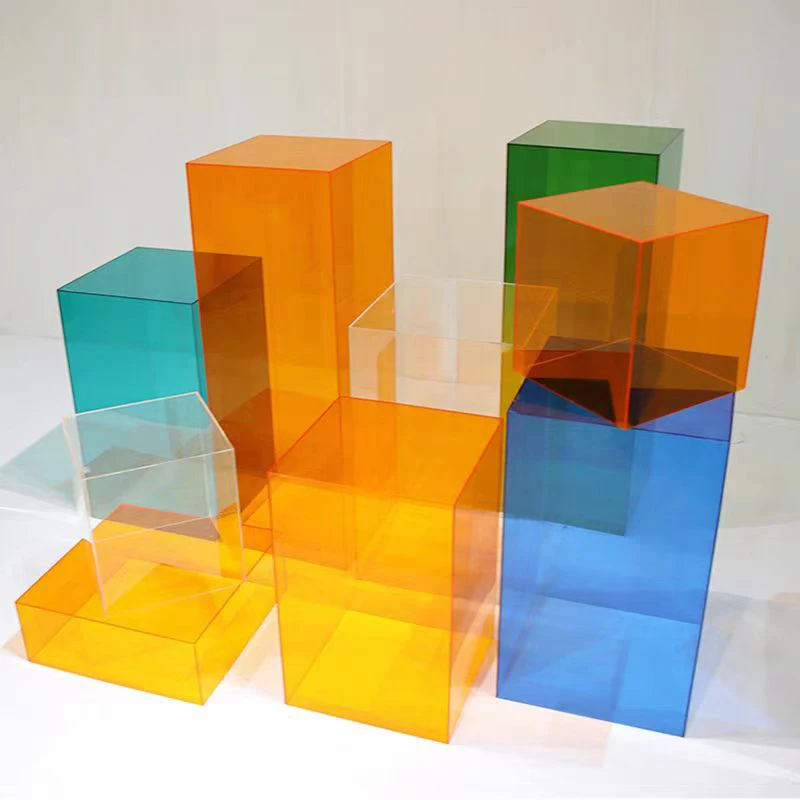 Acrylic-Display-Cabinet-Shoe-and-Bag-Display-Stand-Window-Display-Stand-Colorful-Lidless-Display ...