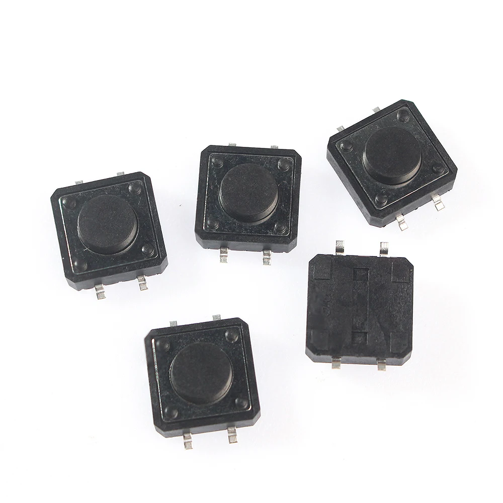 Tactile Switch Assortment 125-Piece - 25 Values SMD & DIP Momentary ...