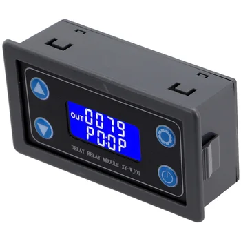 DC12V LCD Display Digital Timer Time Delay Relay Module Timer Relay Control Switch Independently ...