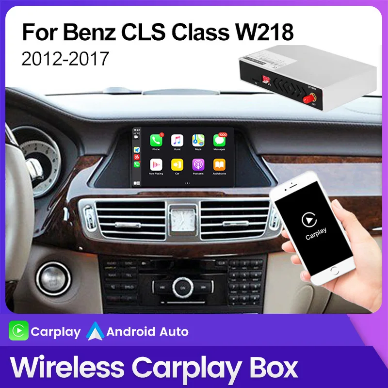 Wireless-Car-Play-For-Mercedes-Benz-W218-CLS-Class-2011-2017-For-Apple ...