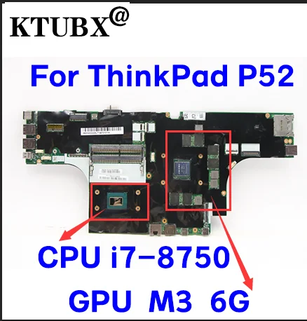 FRU-01YU213-5B20W22221-For-Lenovo-ThinkPad-P52-laptop-motherboard-with ...