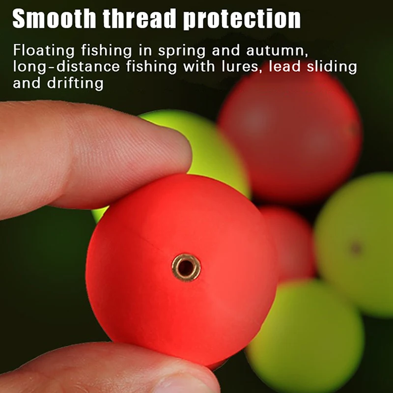10Pcs-EPS-Float-Ball-Foam-Ball-Eye-catching-Beans-Hard-Fishing-Float ...
