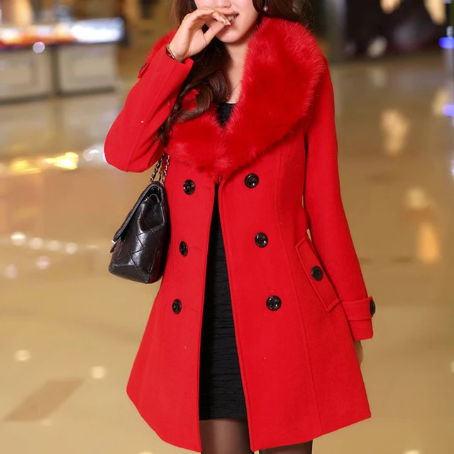 Red Winter Coats For Women