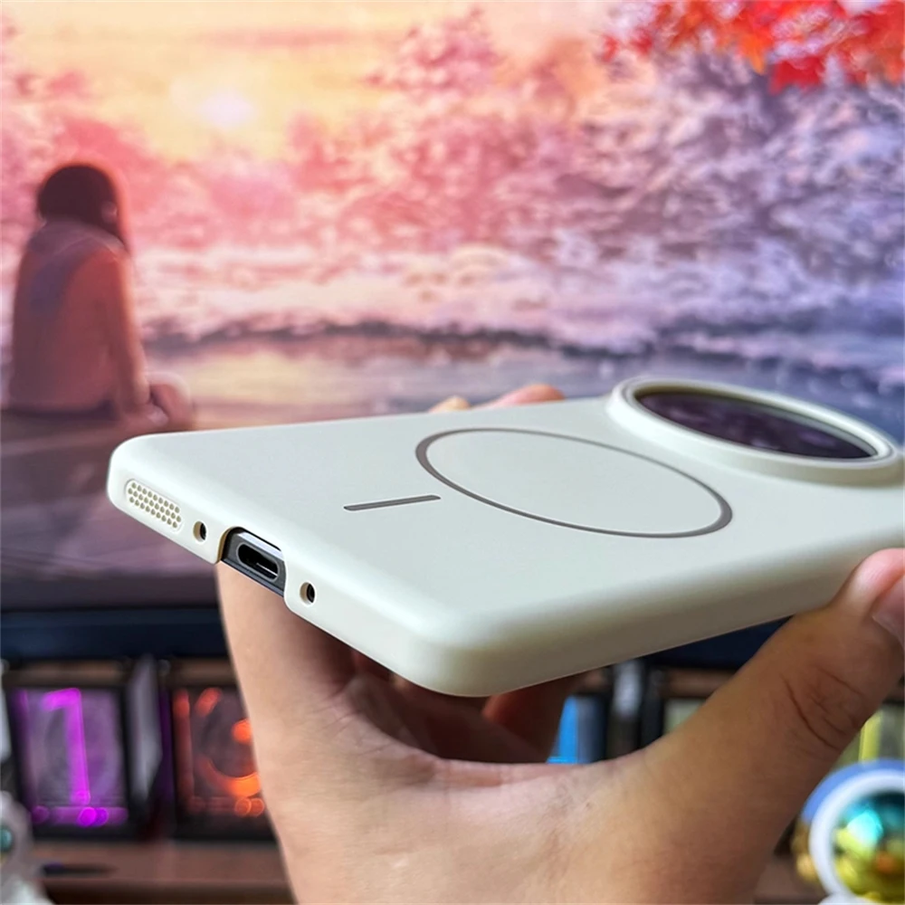 Ultra - Thin Matte Hard PC Case with Magnetic Wireless Charging ...