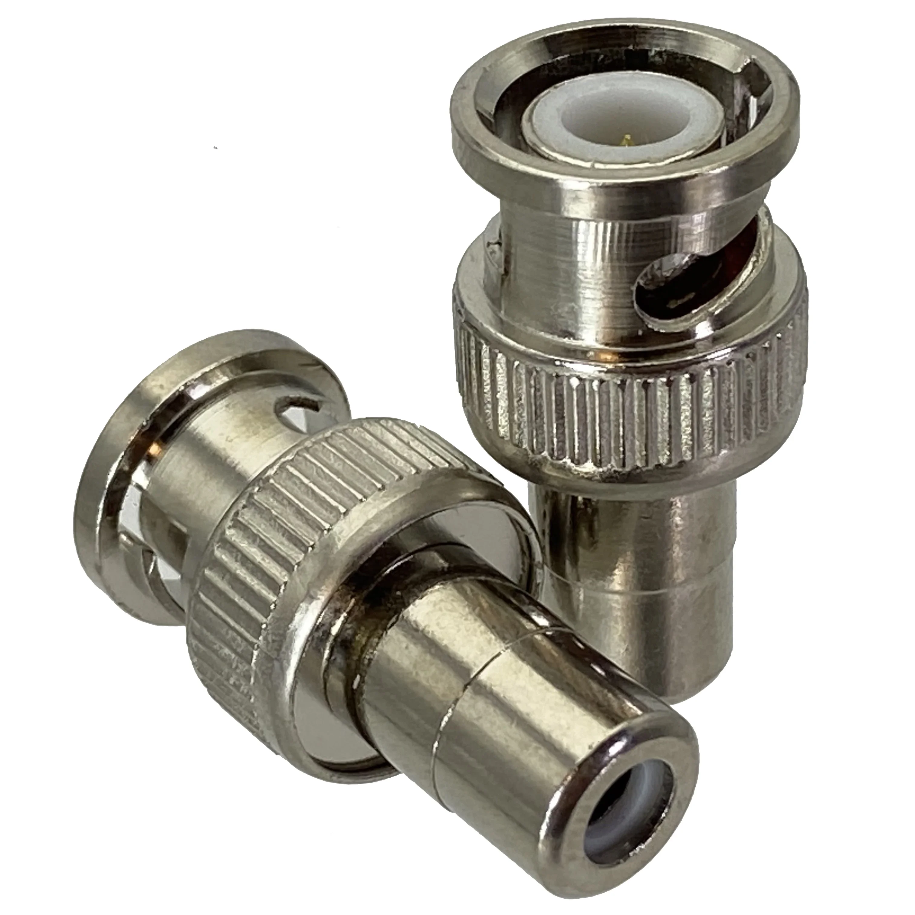 1Pcs Adapter BNC male plug to RCA TV female jack straight RF COAXIAL ...
