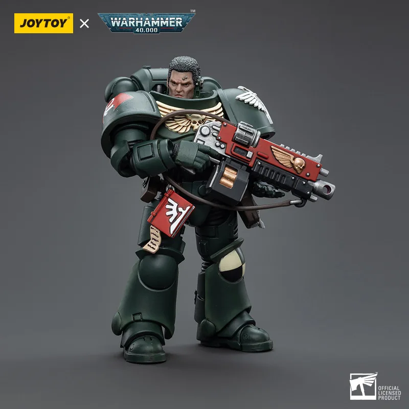 JOYTOY Warhammer 40k 1/18 Dark Angels Intercessors Sergeant Caslan ...