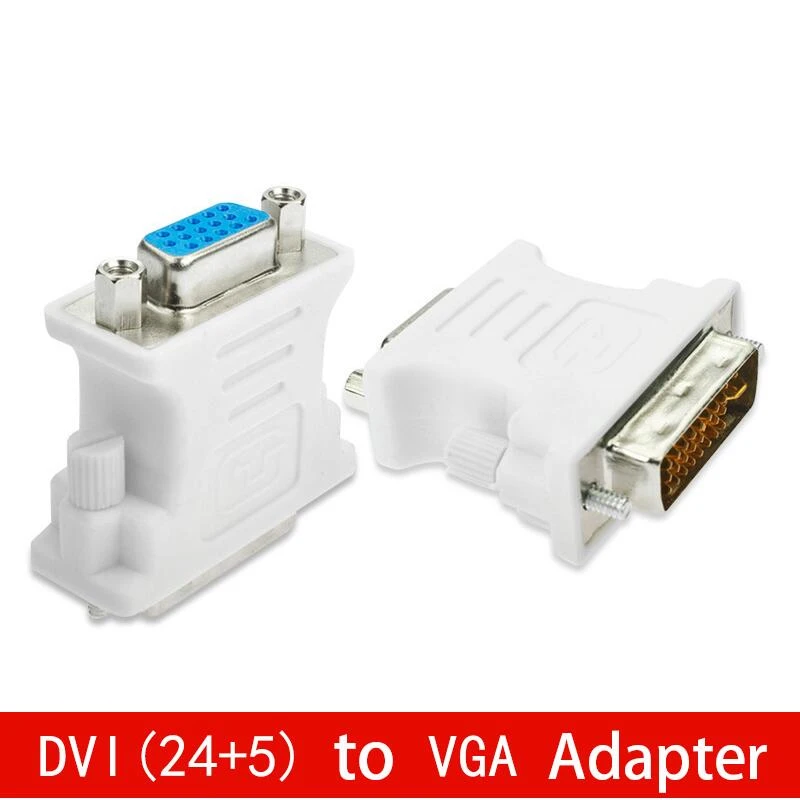 Dvi Female Vga Female Cable | Dvi 24 5 Vga Video Adapter | Plastic ...