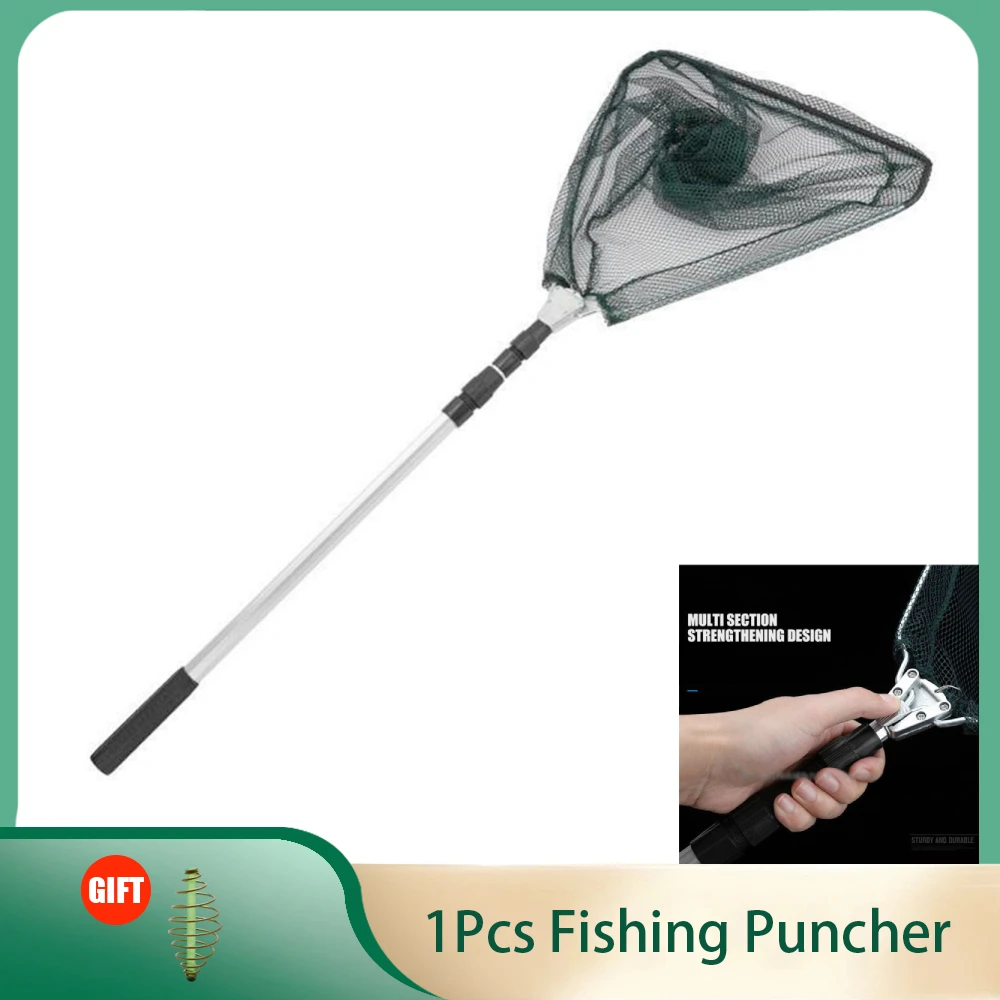 150CM-Fishing-Nets-Aluminum-Alloy-Fishing-Tools-Small-Mesh-Foldable ...