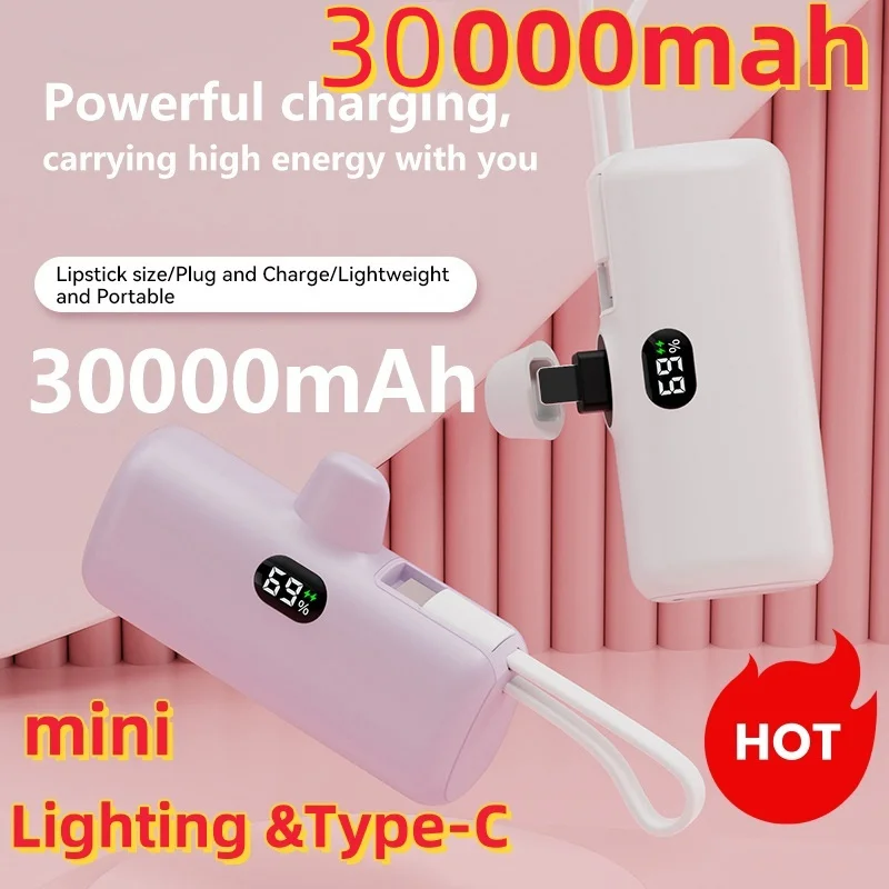 30000mah-Fast-Charge-Portable-Power-Bank-Mini-External-Battery-for ...