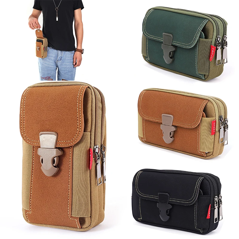 Universal-Canvas-Waterproof-Mobile-Phone-Bag-For-Samsung-iPhone-Huawei ...