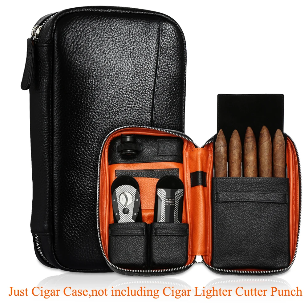 Galiner-Leather-Cigar-Case-Travel-Humidor-Portable-Luxury-Storage-Cigar ...