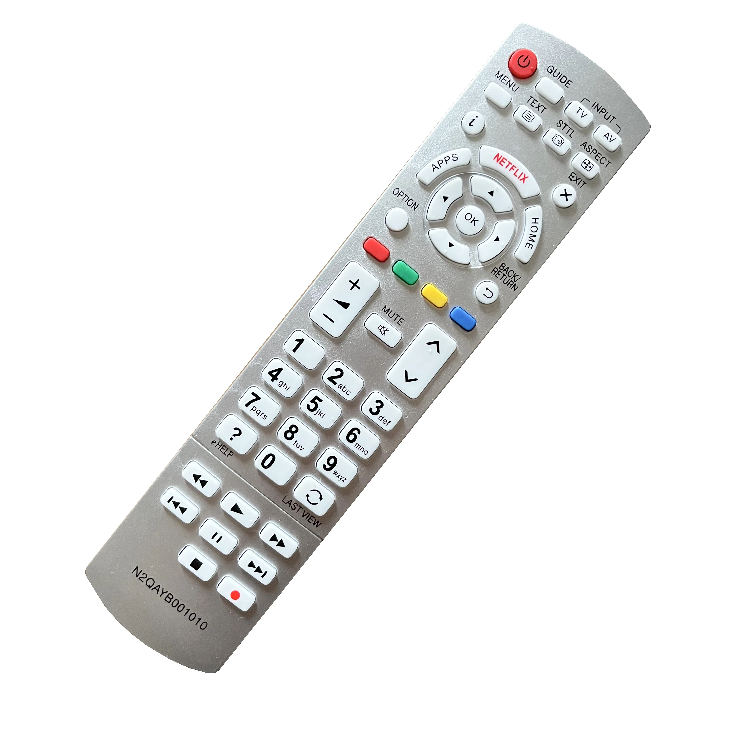 TV Remote Control for Panasonic 3D Smart TV N2QAYB001010 N2QAYB000842 ...