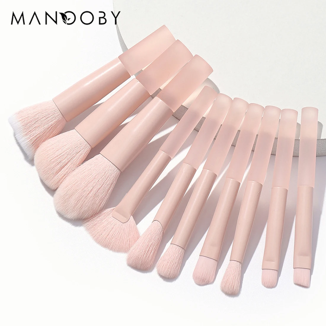 10pcs-Pink-Soft-Fluffy-Makeup-Brushes-Set-Cosmetics-Foundation-Blush ...