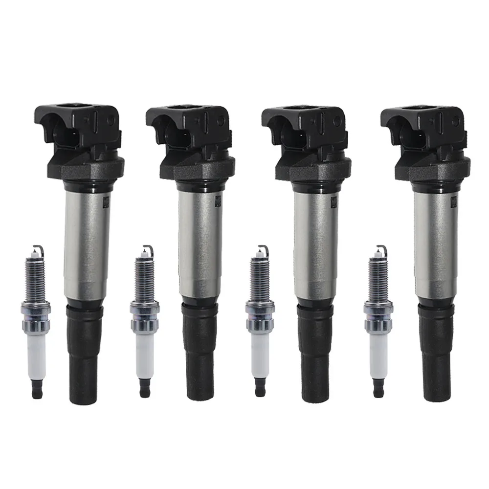 4PCS Ignition Coil For BMW 1 F20 F21 3 F30 PEUGEOT 2008 CITROEN C4 2011 ...